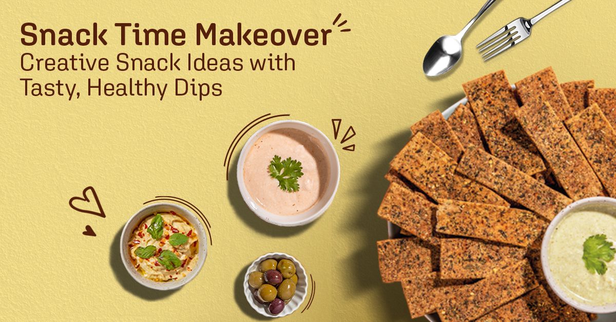 Snack Time Makeover: Creative Snack Ideas with Tasty, Healthy Dips ...