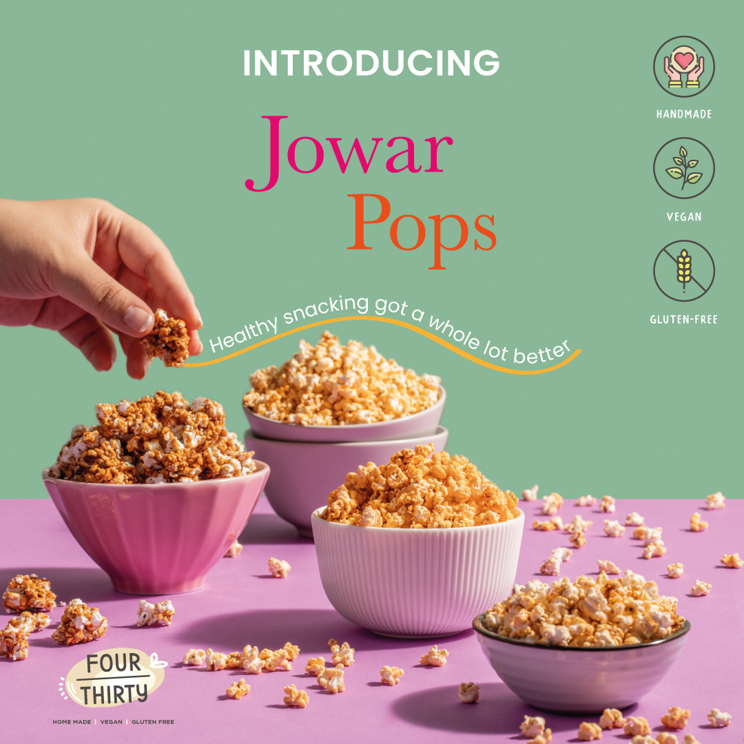 Healthy Jowar Pops Snacks for Adults – FourThirty.In